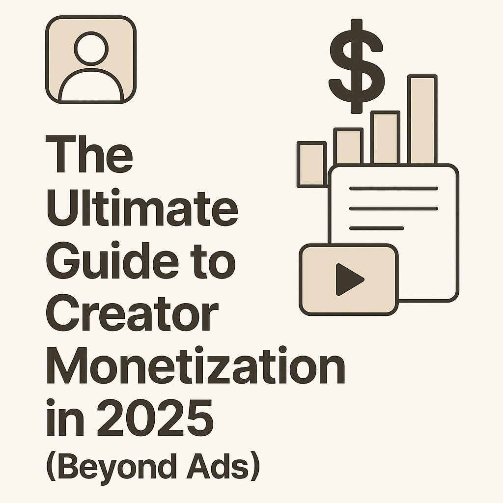 The Ultimate Guide to Creator Monetization in 2025 (Beyond Ads)